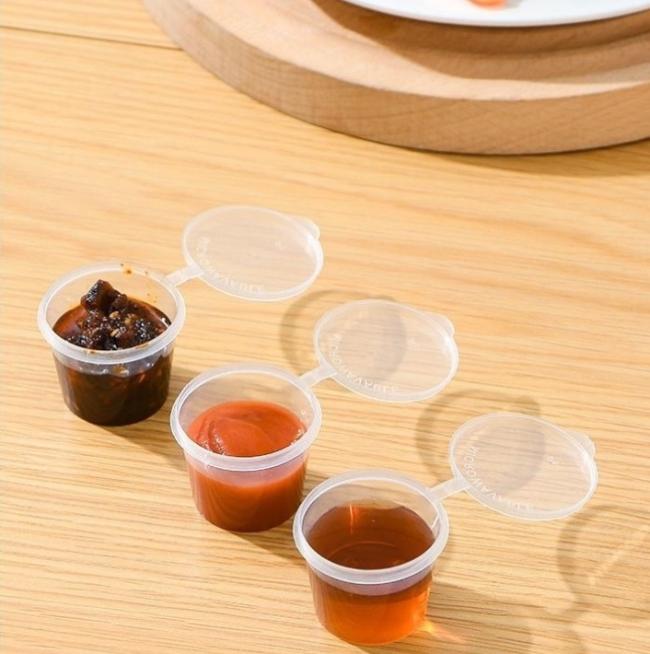 Factory Supply Disposable PP Sauce Cup Sealed Souce Cup Take out Round Plastic Cup