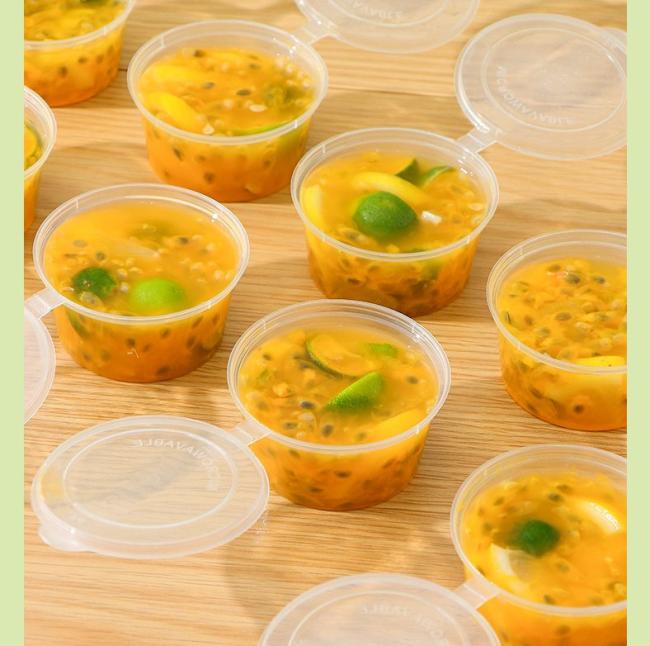 Factory Supply Disposable PP Sauce Cup Sealed Souce Cup Take out Round Plastic Cup