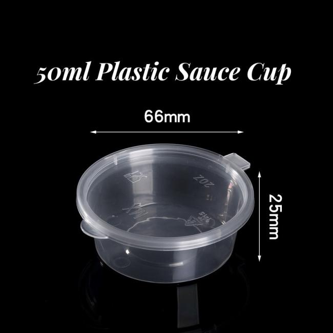 35ml/50ml/75ml/100ml PP Plastic Cup Disposable Sauce Cup