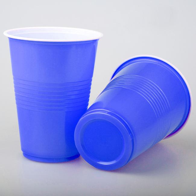 Disposable Plastic Cup Double-Layer Plastic Cup Table Tennis Set 16oz