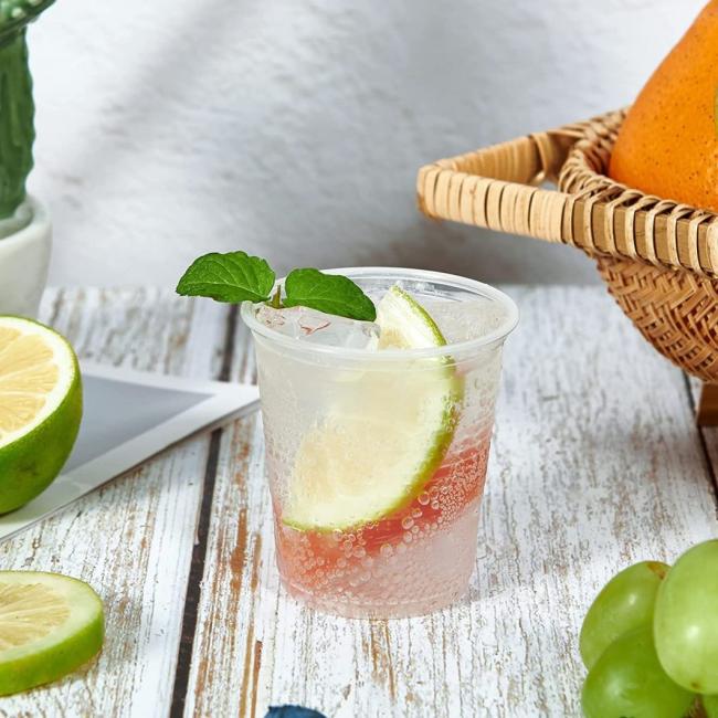 Disposable PP Plastic Cup 9 Oz 100 Ml Various Size Juice Drinking with Customized Logo