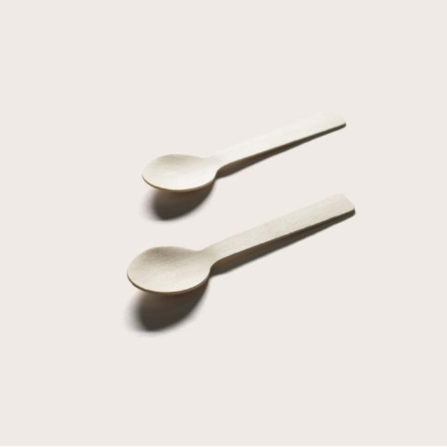 Compostable Disposable Wooden Cutlery Set Spoon for Sale