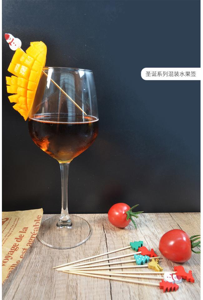 Wholesale Varous Size Custom Disposable Bamboo Skewers, Fruit Stickers, Art Stickers, Cocktail Decoration Stickers