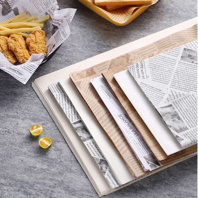 Wholesale Basket Liners Food Picnic Sheets Greaseproof Baking Sandwich Wrapping