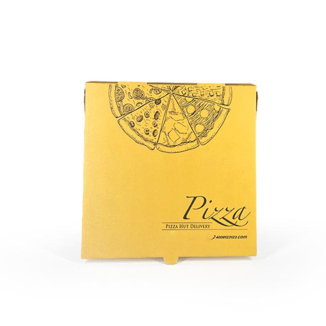 Cheap Wholesale Pizza Package Kraft Paper Pizza Box