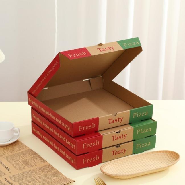 High Quality Eco Friendly Kraft Corrugated Cardboard Pizza Box Wholesale Pizza Box