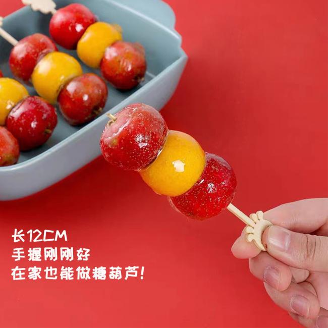 Biodegradable Bamboo Cute Fruit Crossprint Logo Fruit Label