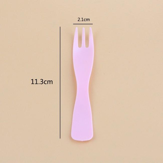 Cake Fork Disposable Plastic Fork Dim Sum Fork Fruit Fork