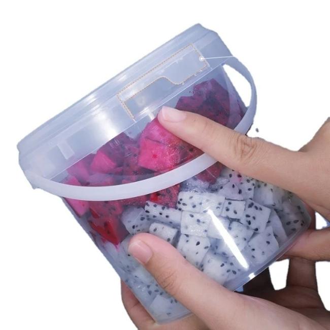Ice Cream Bucket, Fruit Bucket, Cheese Bucket, Cat and Dog Food Plastic Bucket