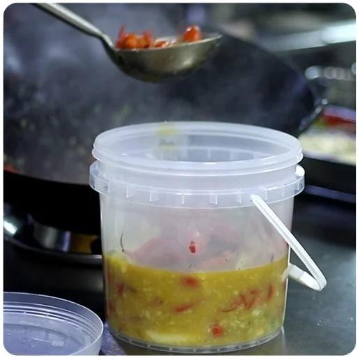 Ice Cream Bucket, Fruit Bucket, Cheese Bucket, Cat and Dog Food Plastic Bucket