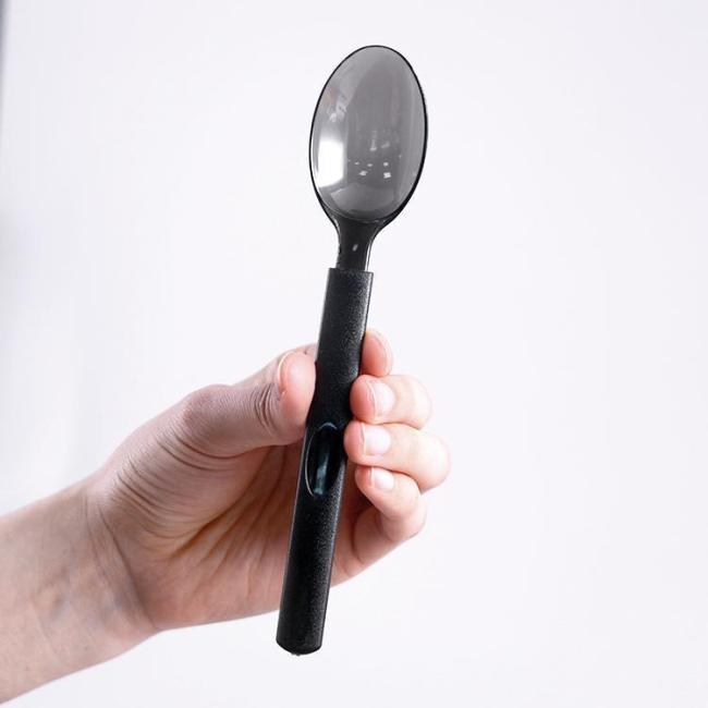 6 in 1 Individually Wrapped Disposable Plastic Heavy Duty Spoon Fork for Napkin Salt Pepper