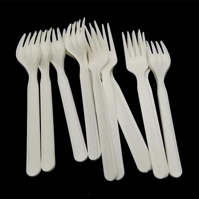 Individually Wrapped Black Plastic Cutlery Packets Disposable Duty Cutlery Forks Kits