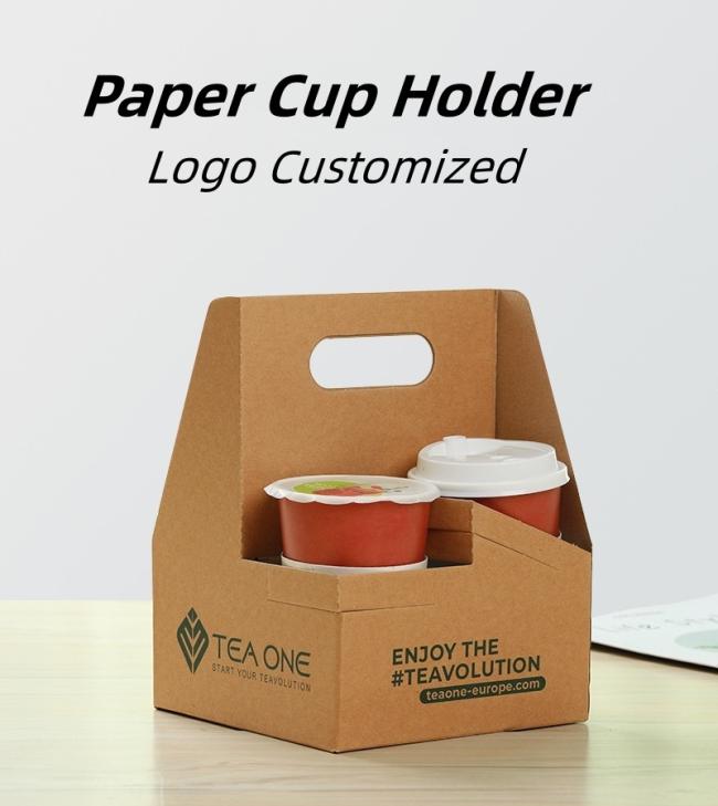 Double Compartment Coffee Pod Storage Cup Holder Coffee Pod Storage Cup Holder Takeaway Coffee Cup Holder