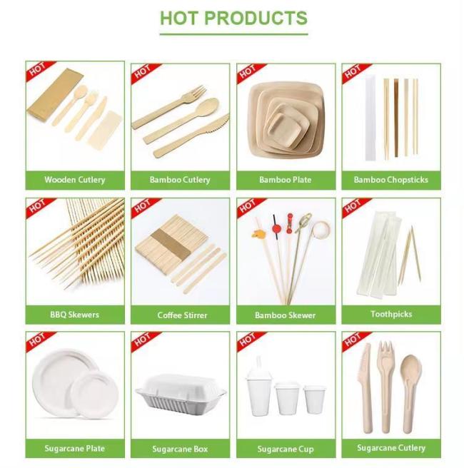 Eco-Friendly Degradable Wholesale Factory Price Free Sample Disposable Wooden Spoon
