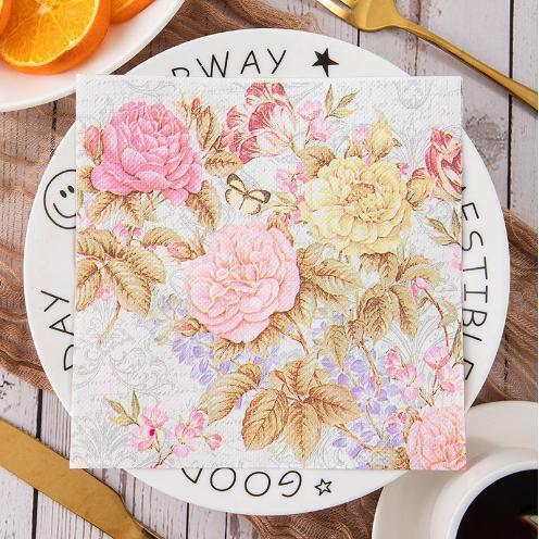 Disposbale High Quality Soft Party Decoration Tissue for Happy Birthday and Wedding