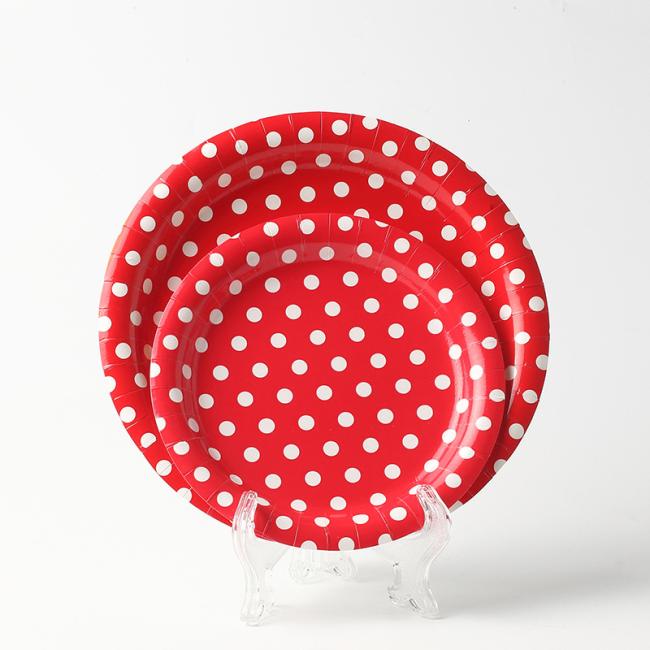Custom Disposable Paper Plates Set Party Plates Cups Napkins Sets Party Tableware Dinnerware Set Party Supplies Kits Plates