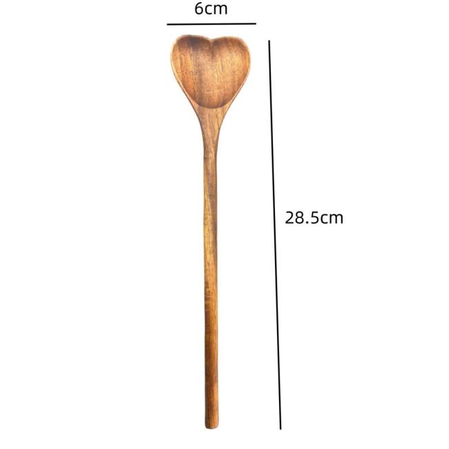 Wholesale Eco-Friendly Wooden Kitchen Spoon with Unique Design Heart Shape Wooden Spoon Fast Delivery at Cheap Price
