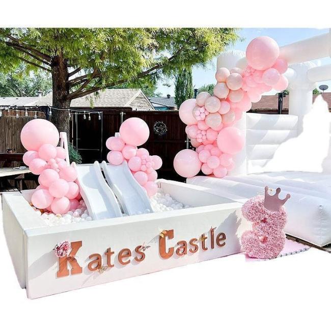 Wholesale Custom Logo Balloon Garland Birthday White Black Balloon Party Decoration