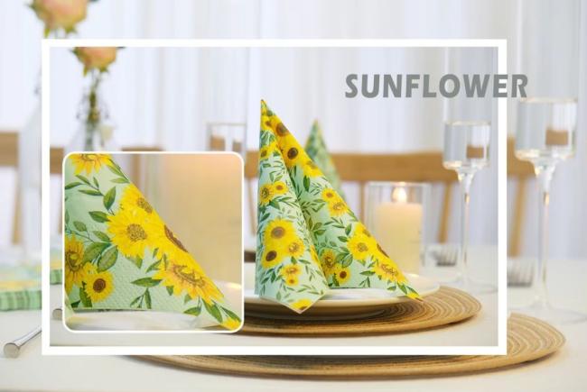 Manufacturers Custom 2/3ply Napkin Logo Dinner White Printed Serviette Tissue Paper Wedding Napkins