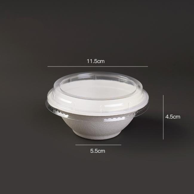 High Quality Eco-Friendly Sugarcane Pulp Bowl Biodegradable Disposable Tableware