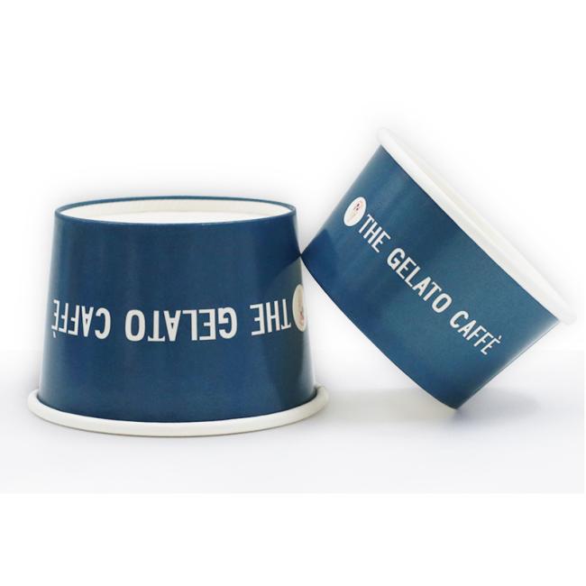 High Quality Disposable and Biodegradable 270ml Ice Cream Paper Cup Bowl