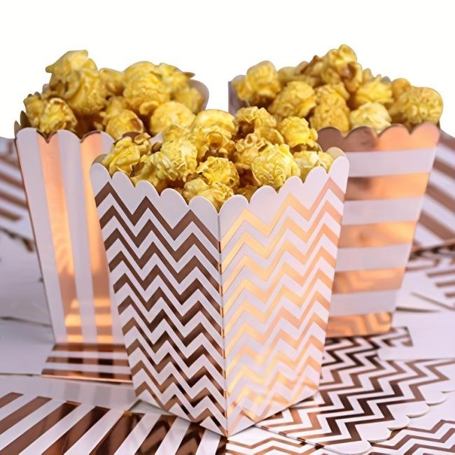 High Quality Customized Logo Paper Popcorn Bucket and Paper Popcorn Box