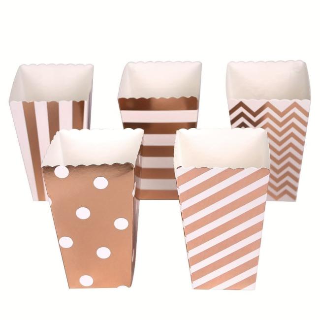 High Quality Customized Logo Paper Popcorn Bucket and Paper Popcorn Box