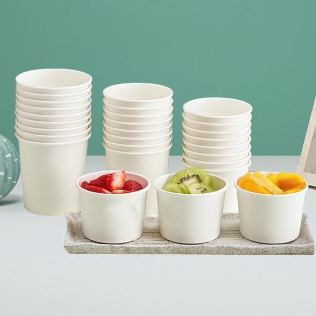 Simple Design18oz Paper Soup Cups Packing Buckets