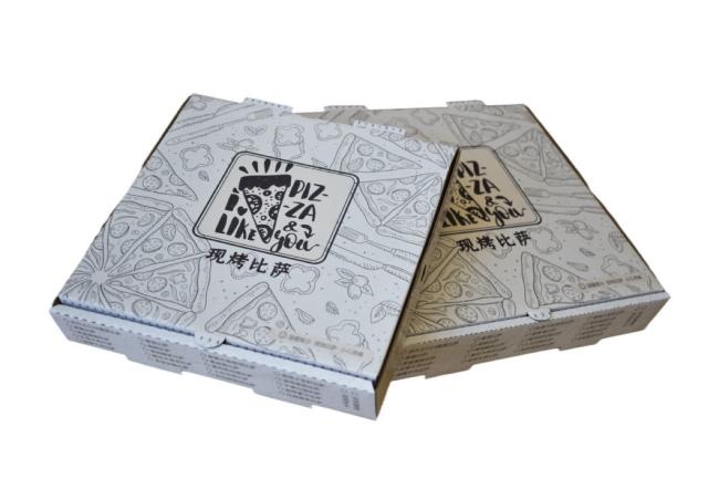 Cheap Custom Logo Printed Rectangular Corrugated 10 12 14 16 Inch Pizza Box