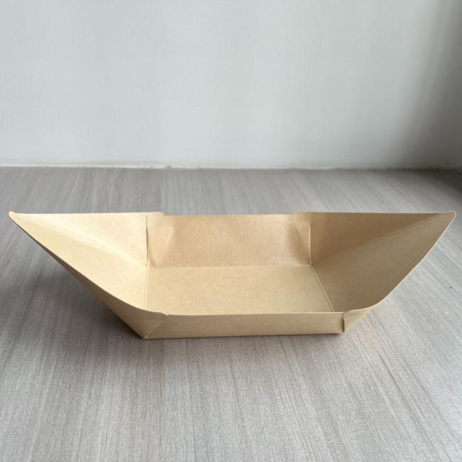 Custom Logo Disposable Salad Paper Box Packaging Food Grade Kraft Paper Box