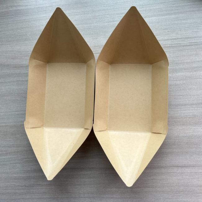 Custom Logo Disposable Salad Paper Box Packaging Food Grade Kraft Paper Box