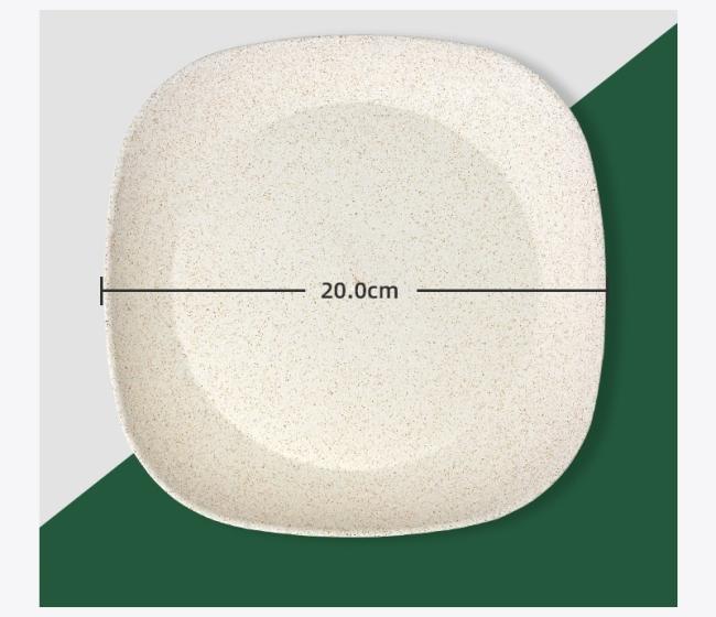 Disposable Rice Husk Plate /Disposable Take-out /Degradable Tableware