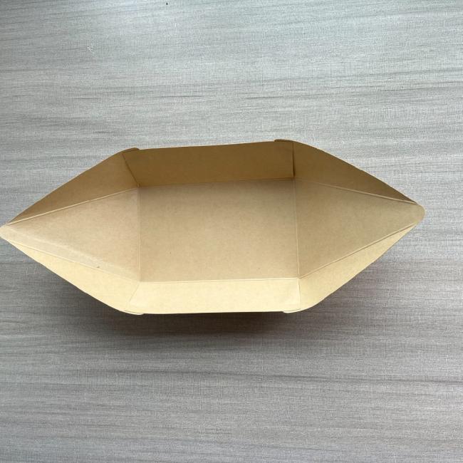 Custom Logo Eco Friendly Disposable Take out Paper Fries Fast Food Delivery Packaging Box