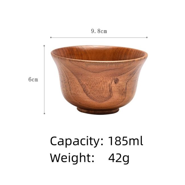 Reusable Eco Friendly Wooden Bowl/ Noddle Bowl/ Salad Bowl
