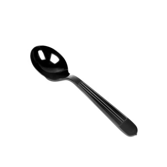 Hot Sale Disposable Swan Yellow with Dessert Fork and Spoon Plastic Disposable Spoon&Fork for Cake and Dessert