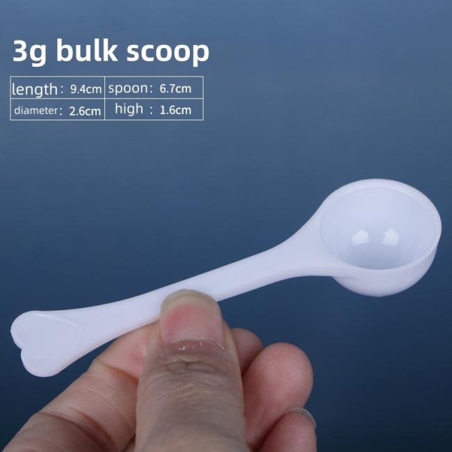 3G Customizabled Isposable Plastic Cutlery Set PP Milk Powder Spoon in Black or White