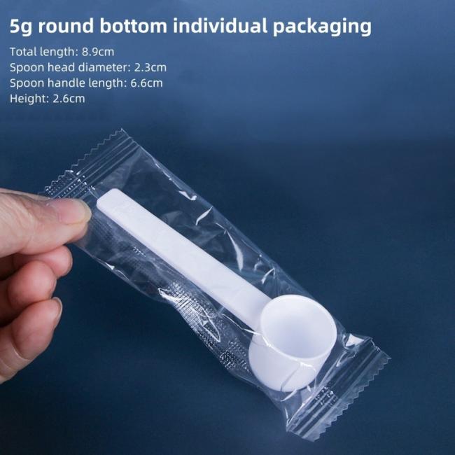 3G Customizabled Isposable Plastic Cutlery Set PP Milk Powder Spoon in Black or White