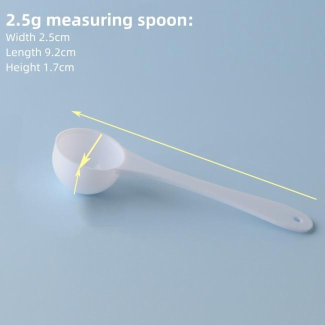 3G Customizabled Isposable Plastic Cutlery Set PP Milk Powder Spoon in Black or White