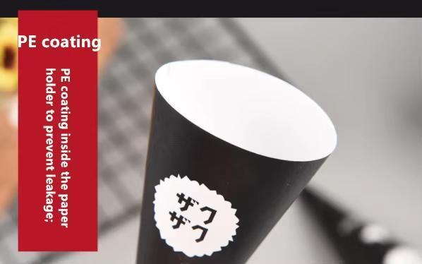 Custom Printing Eco-Friendly Ice Cream Cone Paper Sleeves Ice Cream Cone Paper Wrapping Paper