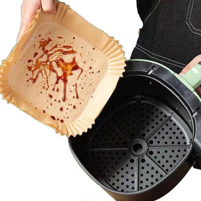 Air Fryer Disposable Parchment Paper Liner Round Square Air Fryer Disposable Paper Liner