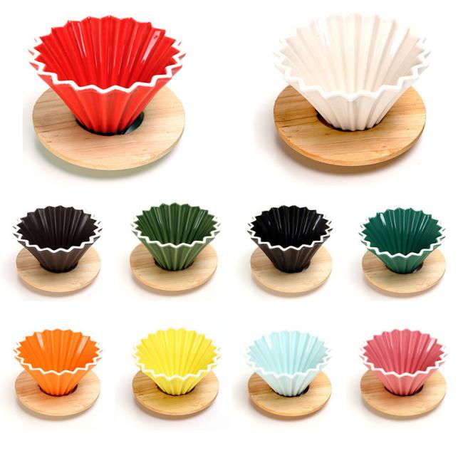 Biodegrable Basket Ceramics Coffee Filters for Family/ Café