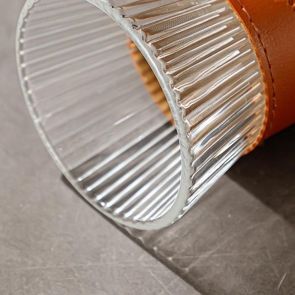 High Temperature and Heat Resistance Vertical Grain Glass Coffee Tea Cup Mark Beer Ceramic Milk Tea Daily Household