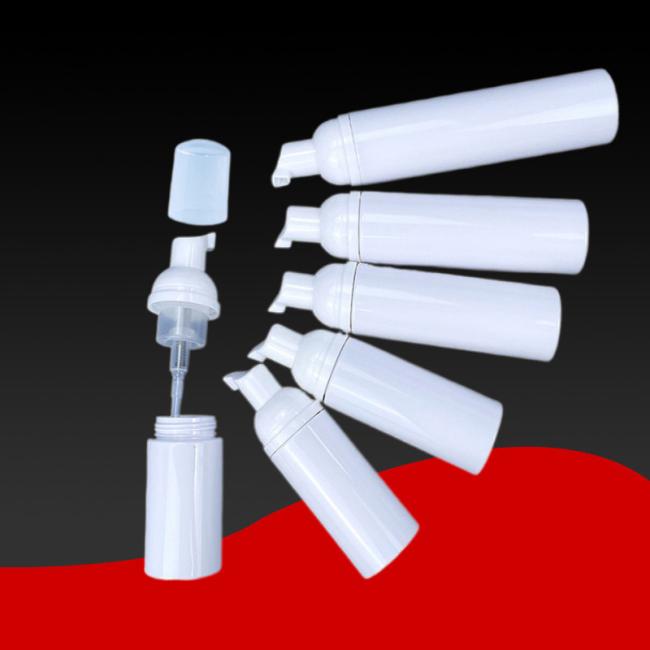 Spot Cosmetic Hose White Transparent PE Packaging Material Facial Cleanser Lotion Pet Bottle Sample Packaging Screw Cap Hose