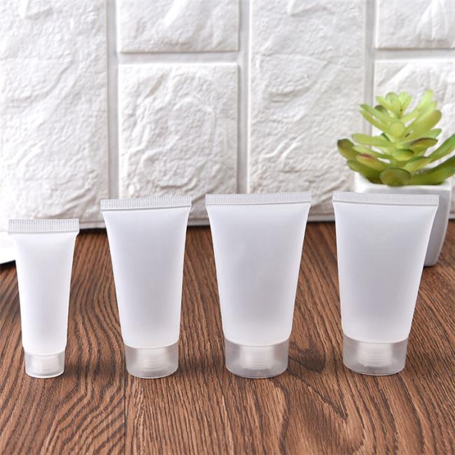 Custom Empty Plastic PE Flip Top Squeeze Lotion Soft Cosmetic Packaging Squeeze Tube