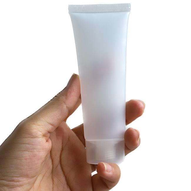 Factory Quality White or Clear Frosted Empty Plastic Tubes Squeeze Plastic Tube