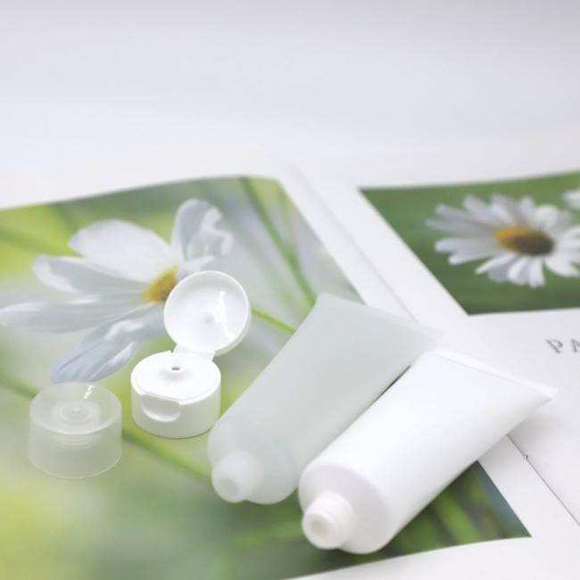 Eco-Friendly Empty Cosmetic Plastic Soft Squeeze Eye Cream 30ml 50ml Airless Pump Skin Care Cream Tube