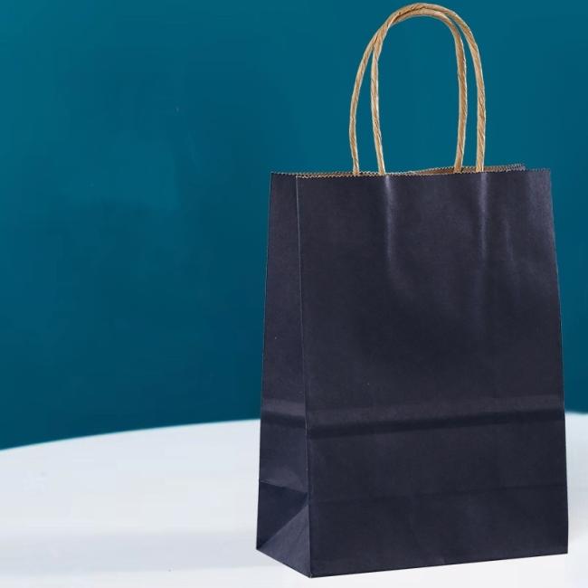 Kraft Paper Bag, Hand-Held Paper Bag, Coffee, Milk Tea, Takeaway Packaging Bag