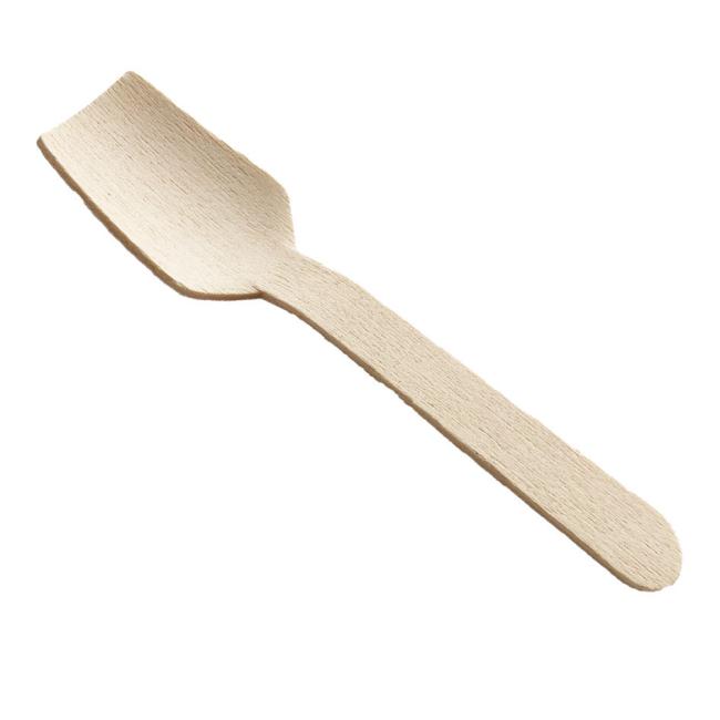 Disposable Environmentally-Protected Round/Square Wooden Spoon