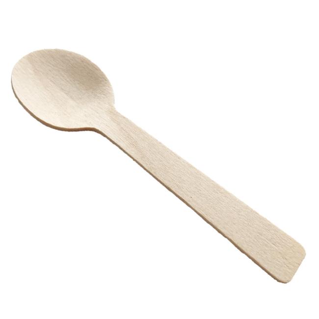 Disposable Environmentally-Protected Round/Square Wooden Spoon