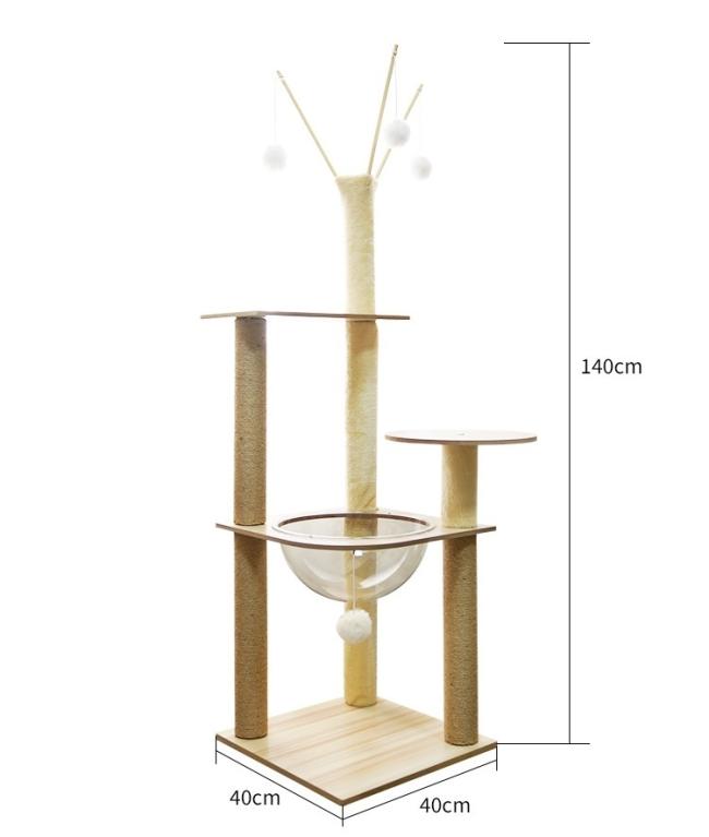 High Quality Sisal Cat Scratching Post Multi-Layer Cat Jumping Platform Large Cat Tree